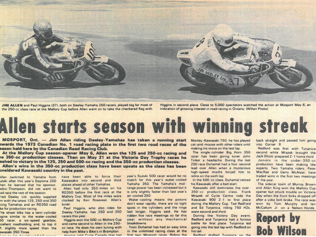 Jim Allen - Class of 2015 | Canadian Motorcycle Hall of Fame | Temple ...